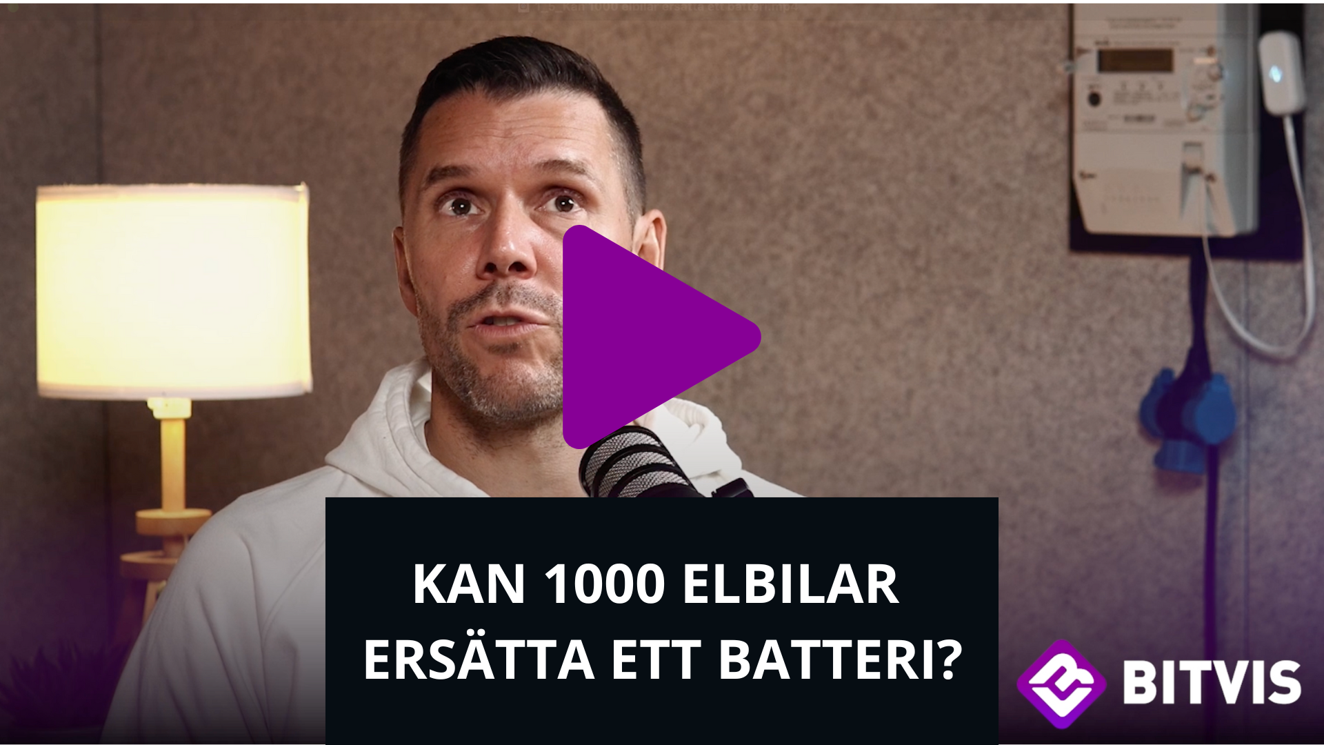 Energisnack: Kan tusen elbilar ersätta ett batteri? - Bitvis.se